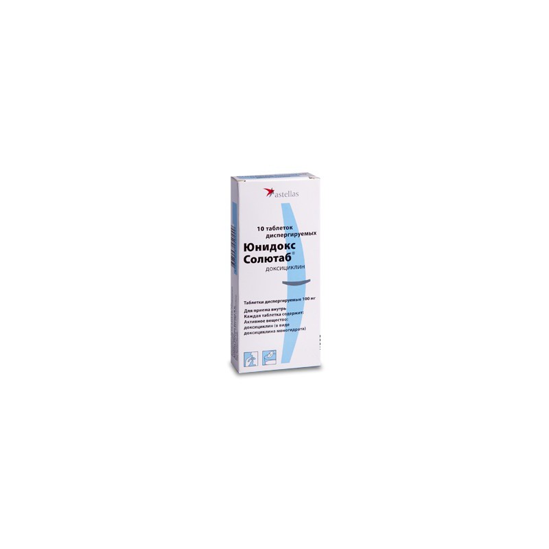 Unidox solutab 100mg N10 - Medicamente