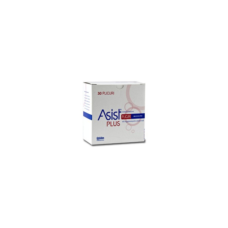 Asist Plus plic. 600mg 3gr N30 - Salutaris Farm