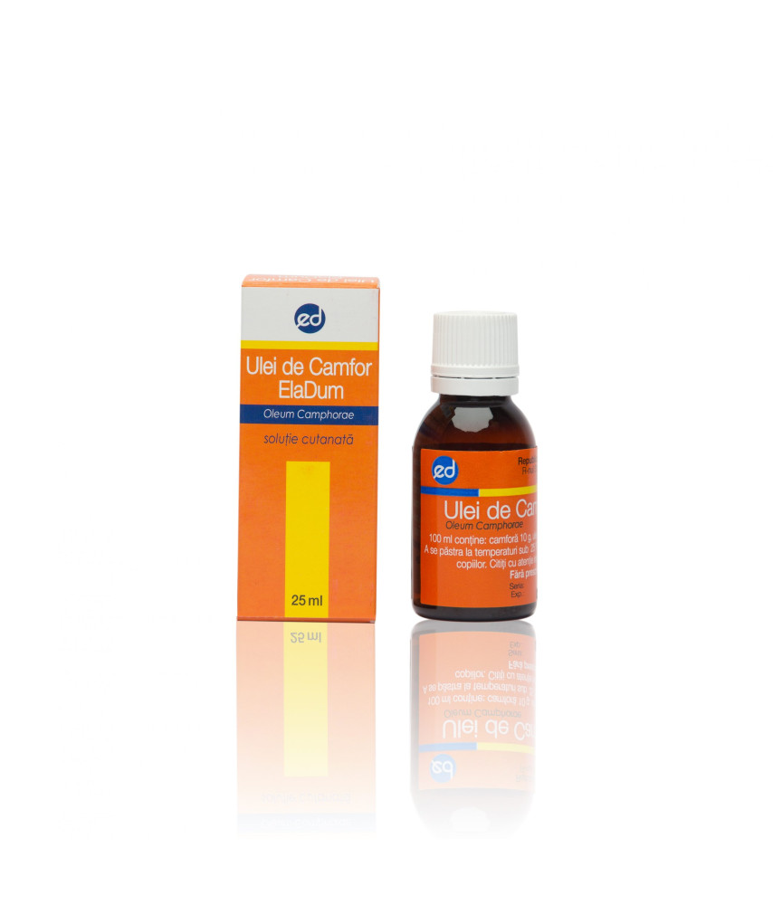Camfor Eladum sol.ulei. 25ml (Cojusna)